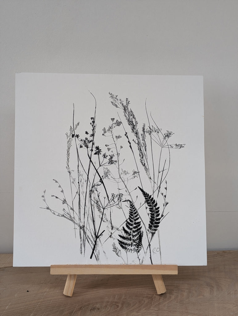 Field Days Original Monoprint – Ruth Osborne Art
